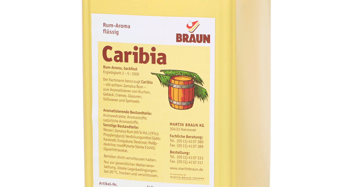Andrew Ingredients | Braun Caribia Rum Essence 3kg