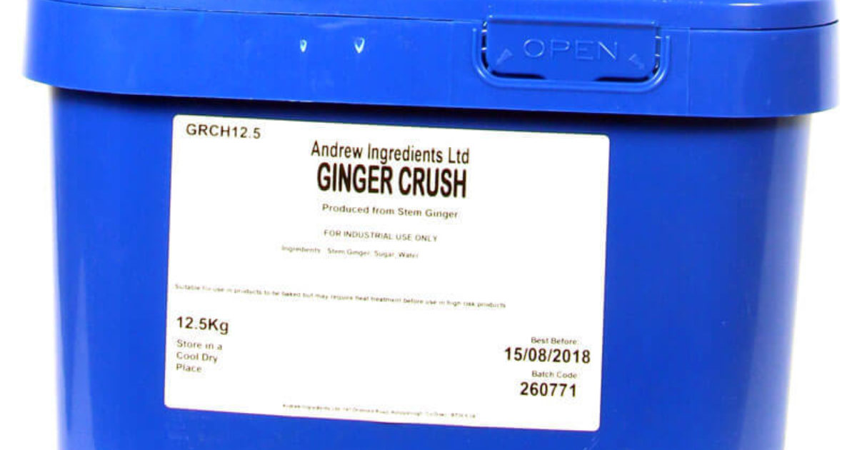 Andrew Ingredients | Ginger Crush
