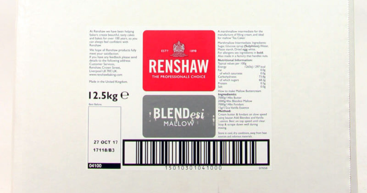 Andrew Ingredients | Renshaw Blendesi Mallow